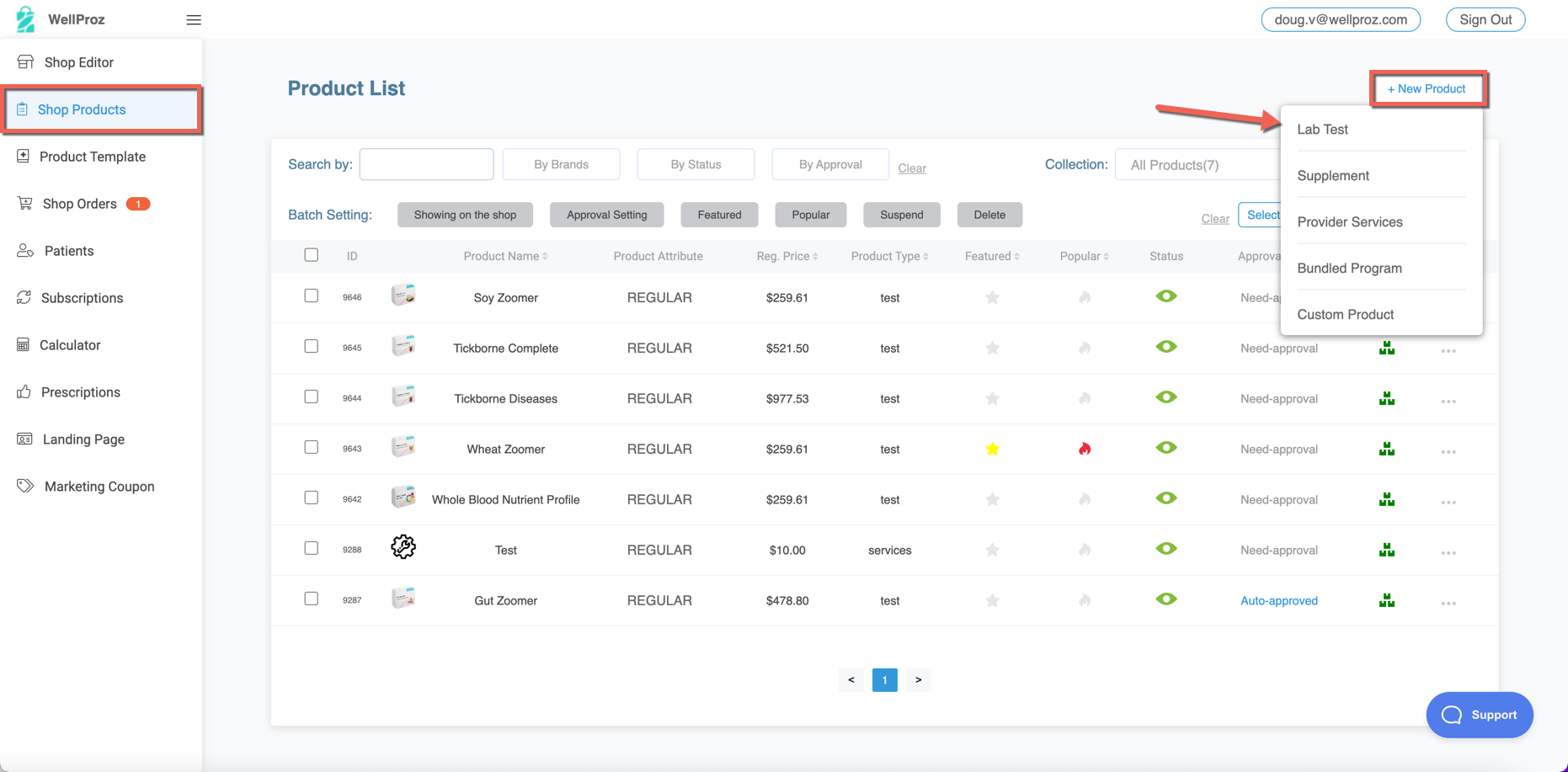 How To Add Lab Tests to Your Shop – Well Proz